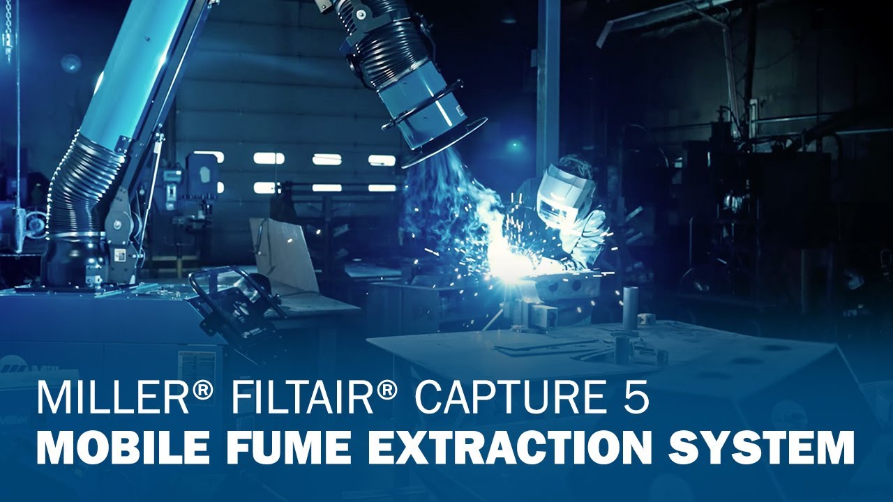 Miller FILTAIR Capture 5 Mobile Fume Extraction System - YouTube