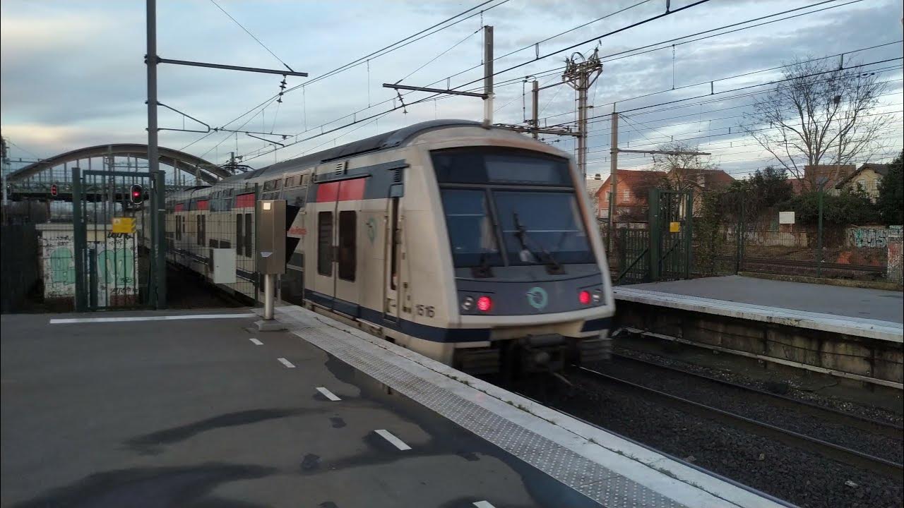 RER-A MI2N ALTEO IDF en gare de Sucy-Bonneuil - YouTube
