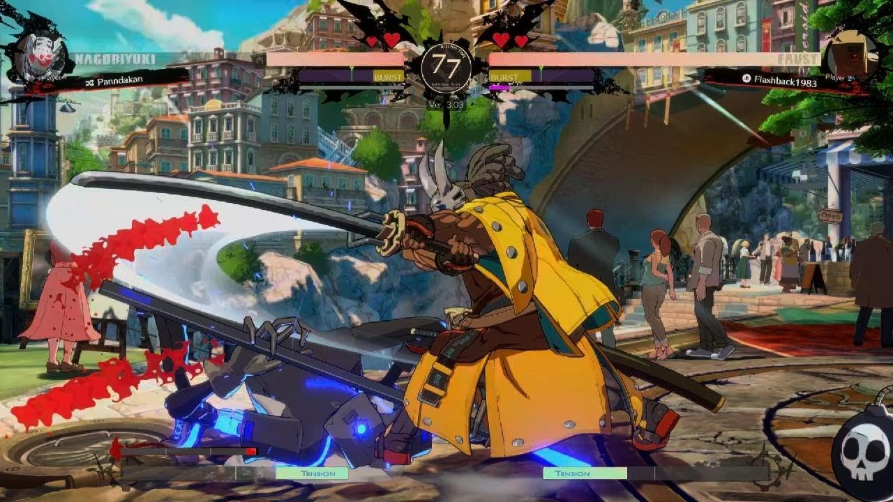 Guilty Gear -Strive- Contender for lowest damage per hit in a Faust ...