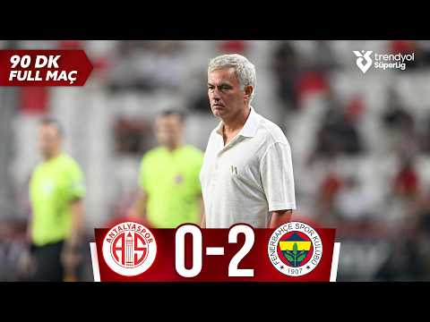 Antalyaspor (0-2) Fenerbahçe | 90 DAKİKA FULL MAÇ | 2024/2025 Sezonu