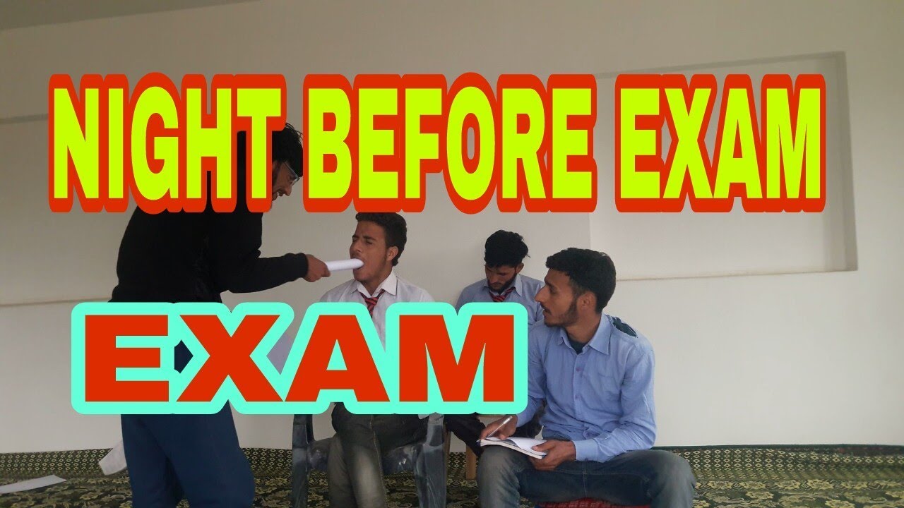 Night before exam - YouTube