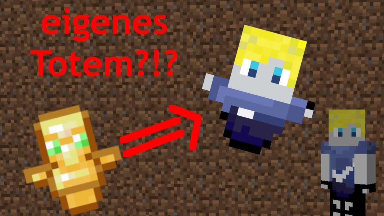 eigenes Totem kostenlos erstellen ganz leicht?!? (minecraft) - YouTube