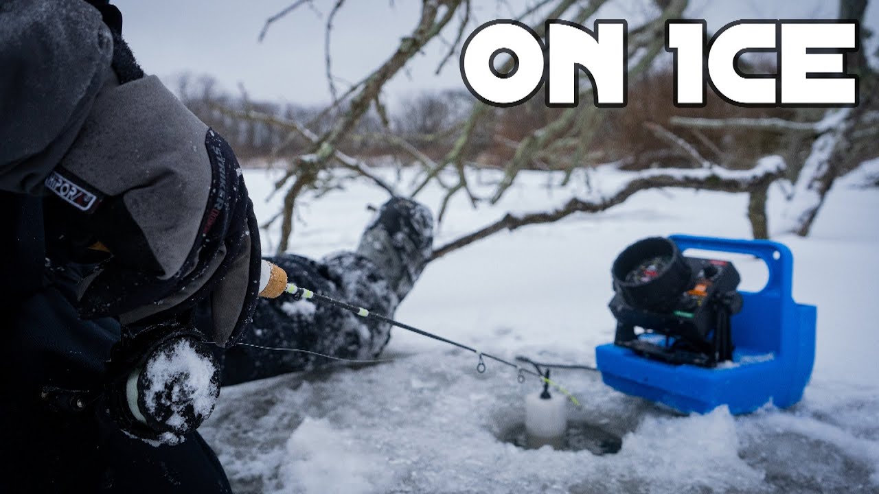 Ice Fishing For Aggressive Panfish || Ohio Ice Fishing - YouTube