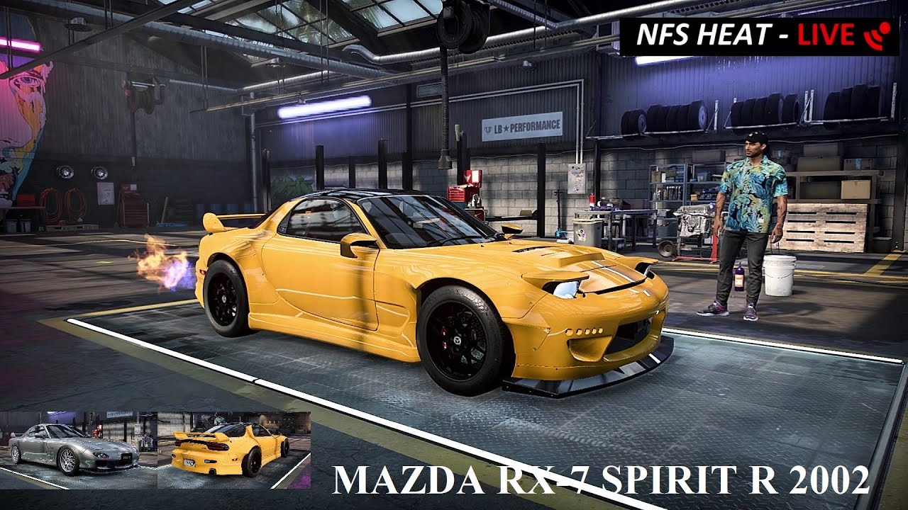 Need For Speed Heat Gameplay - MAZDA RX-7 SPIRIT R 2002 Customization ...