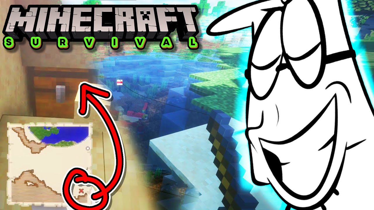 Finding Buried Treasure + Fishing in Minecraft Survival! - YouTube