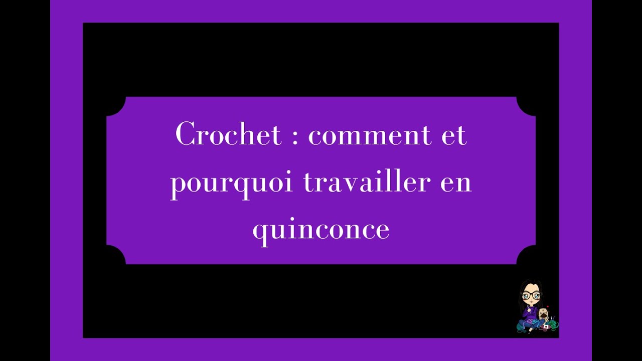 Crochet : Le travail en quinconce ou comment avoir un cercle parfait ...