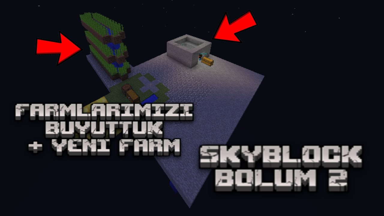 Farmlarımızı Büyüttük! "SkyBlock Bölüm 2" | Spear Network - YouTube