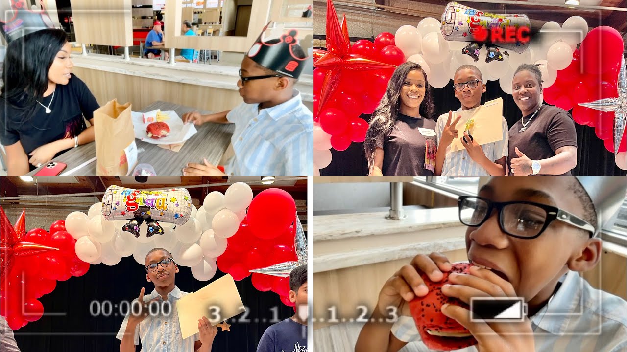 LANDYN’S 5th GRADE GRADUATION CELEBRATION + BURGER KING SPIDER-VERSE ...