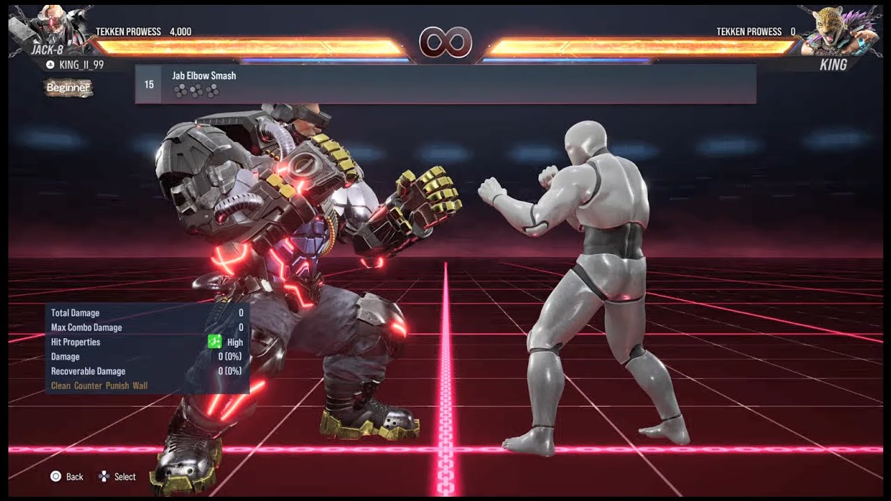 TEKKEN 8 Closed Network Test - jack 8 Move List - YouTube