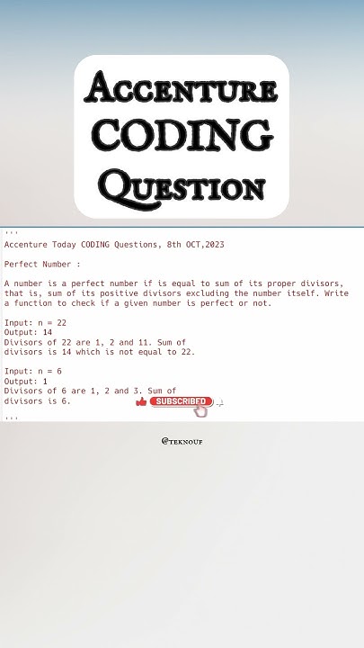 Accenture Coding questions | 2023 - YouTube