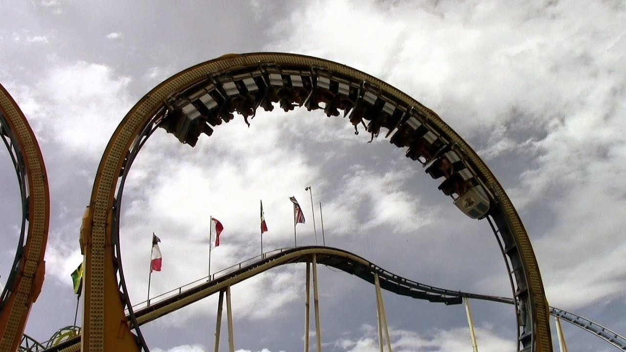 Colossus the Fire Dragon off-ride HD Lagoon - YouTube