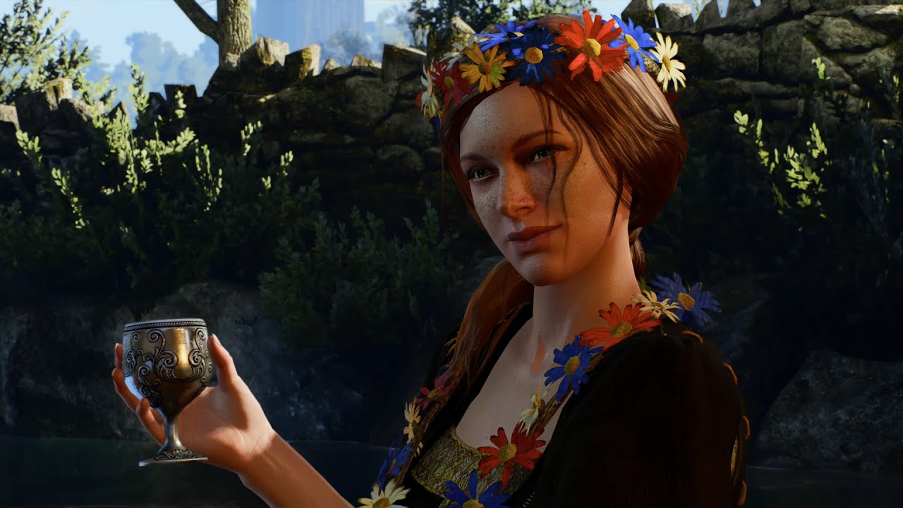 The Witcher 3 Wedding Flirting - YouTube