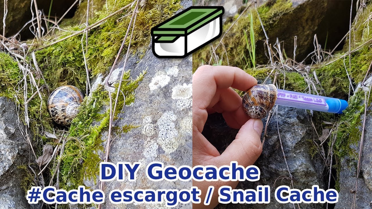 DIY Geocache #Cache escargot - YouTube