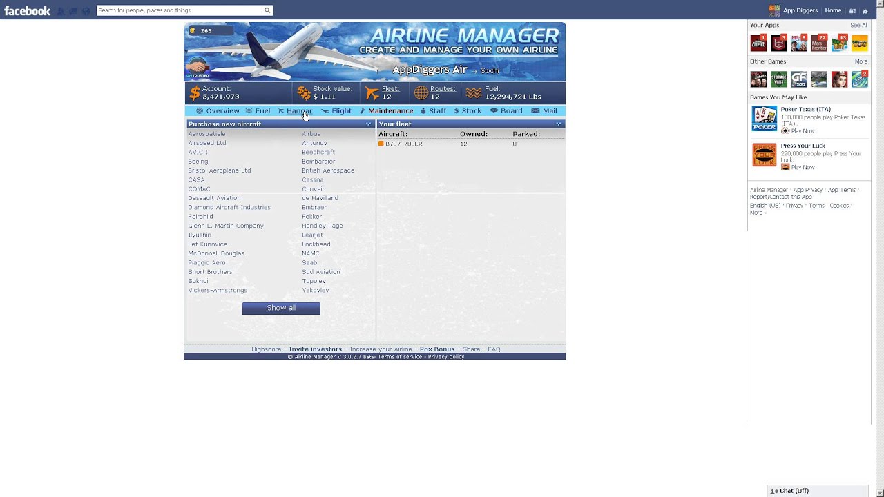 Launching all Fleet at once - Airline Manager facebook - YouTube