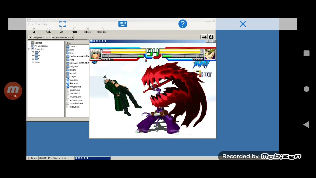 Lily Mugen Battle #1828: Dante vs Ragna The Bloodedge - YouTube