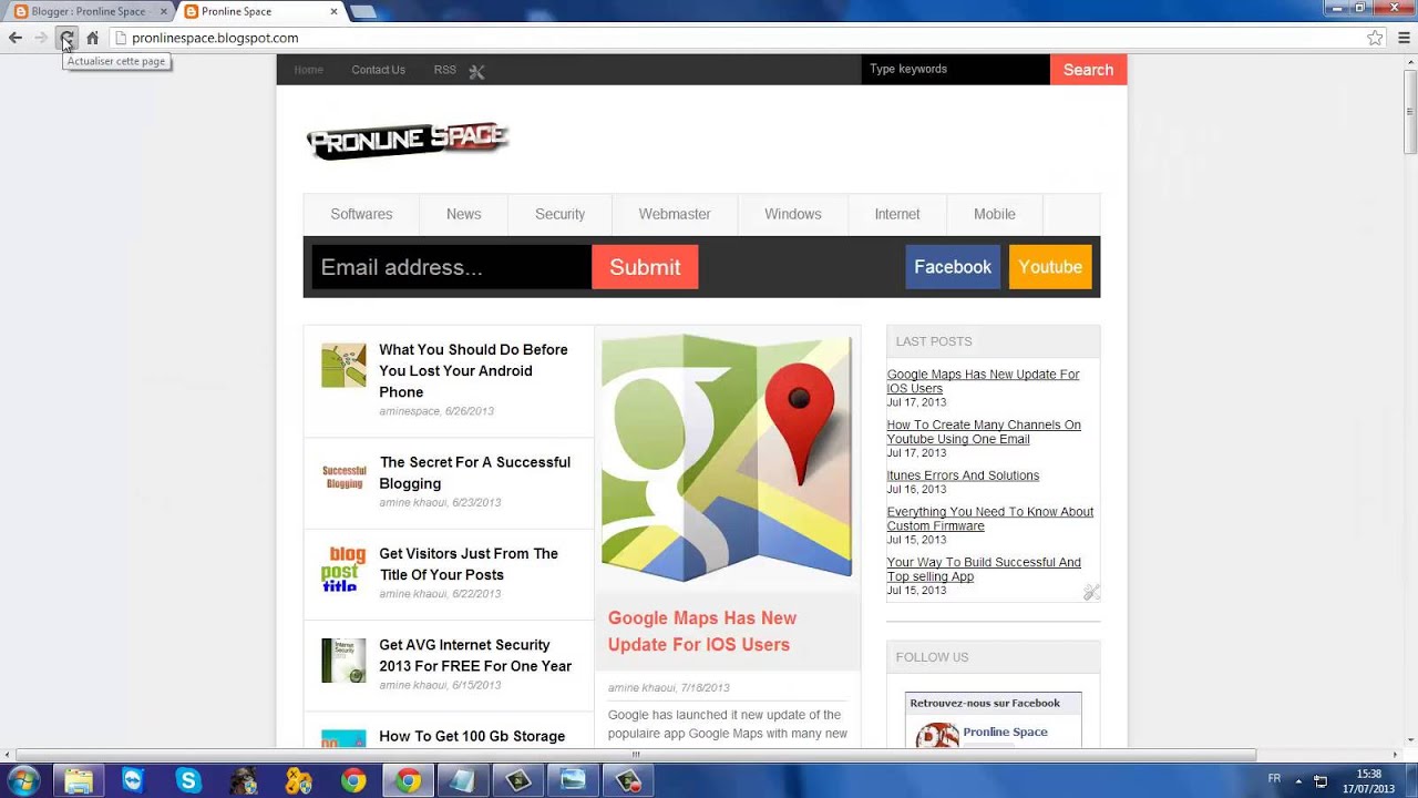 How to add advertise here banner to your blog - YouTube