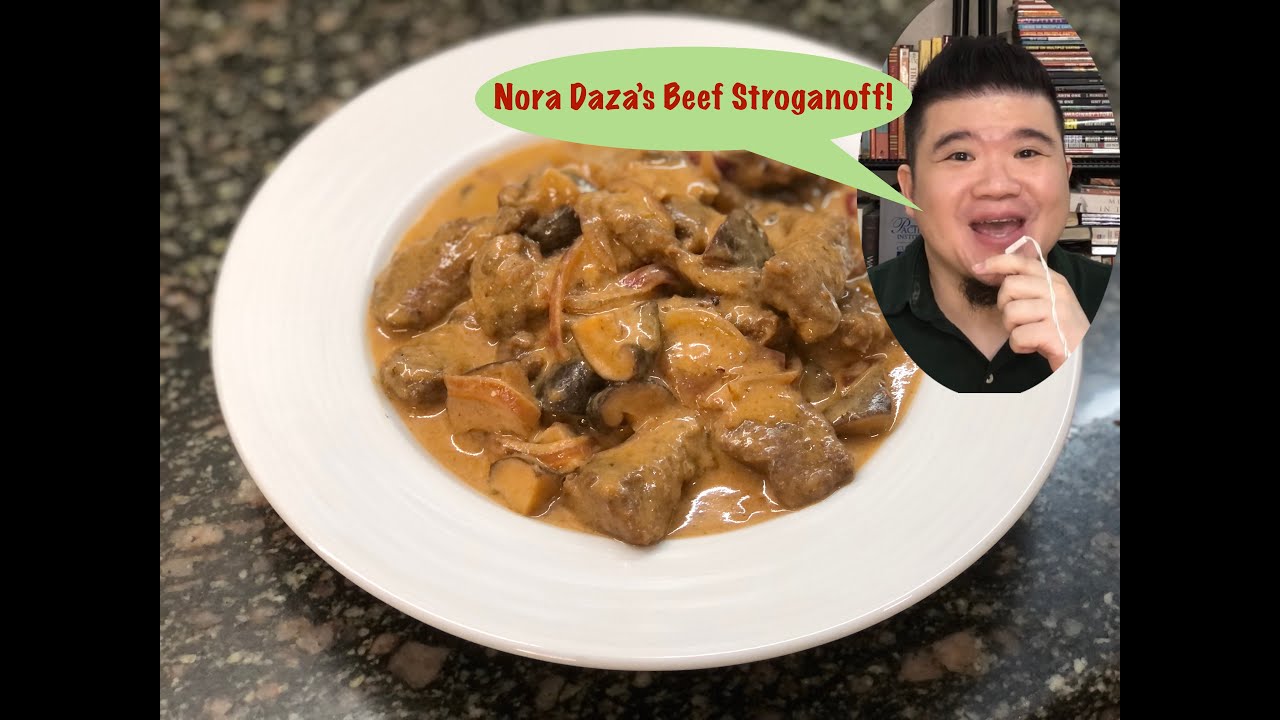 Chef Sharwin Makes Nora Daza's Beef Stroganoff - YouTube