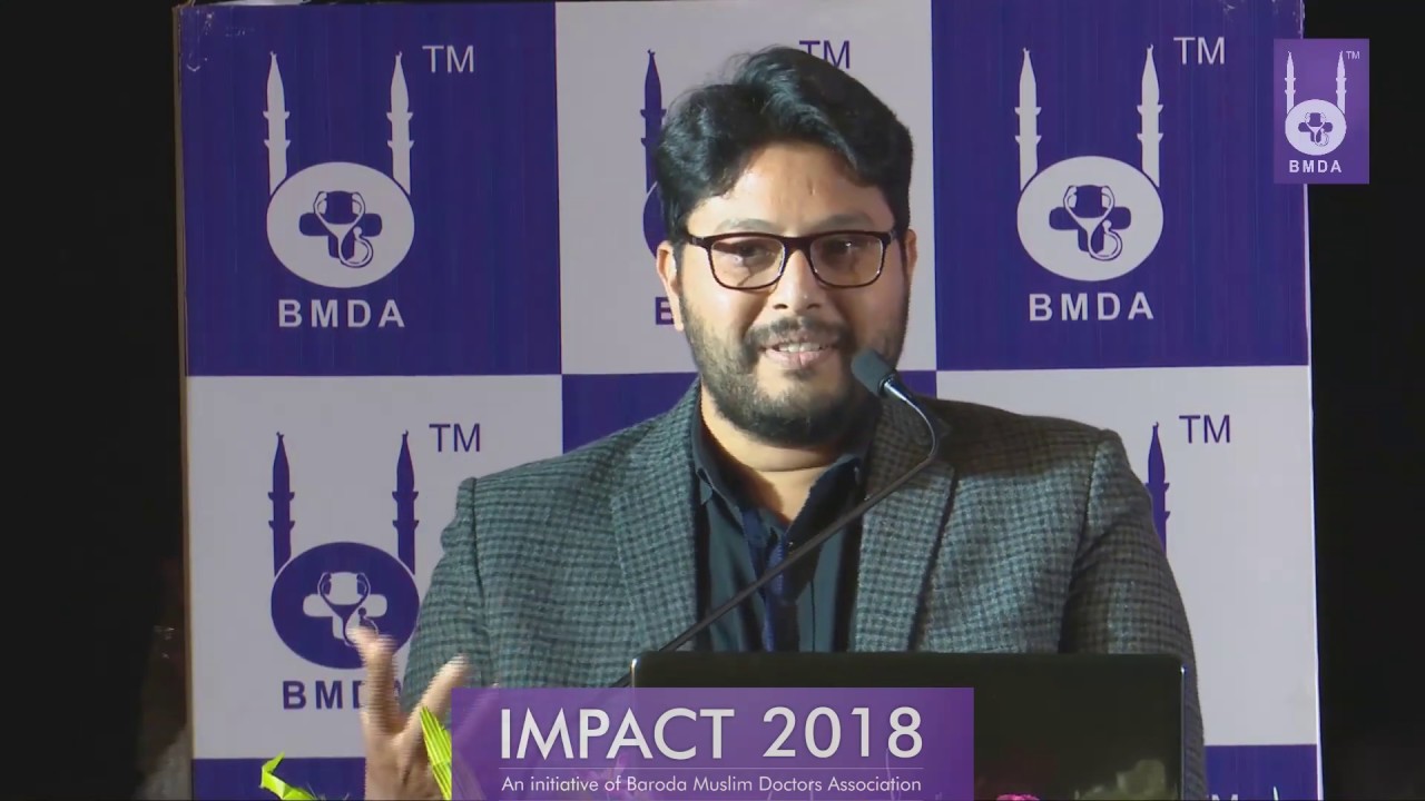 DR ABRAR ALI SYED SPEAKING AT THE GATHERING ANNUAL CONVENTION OF BARODA ...