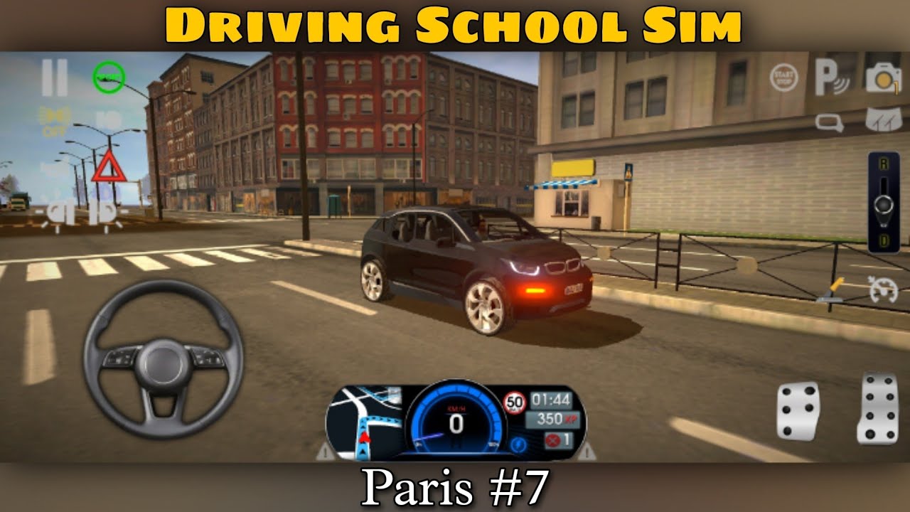 Driving School Sim | BMW i3 Driving in Paris #7 City | Car Game Android ...
