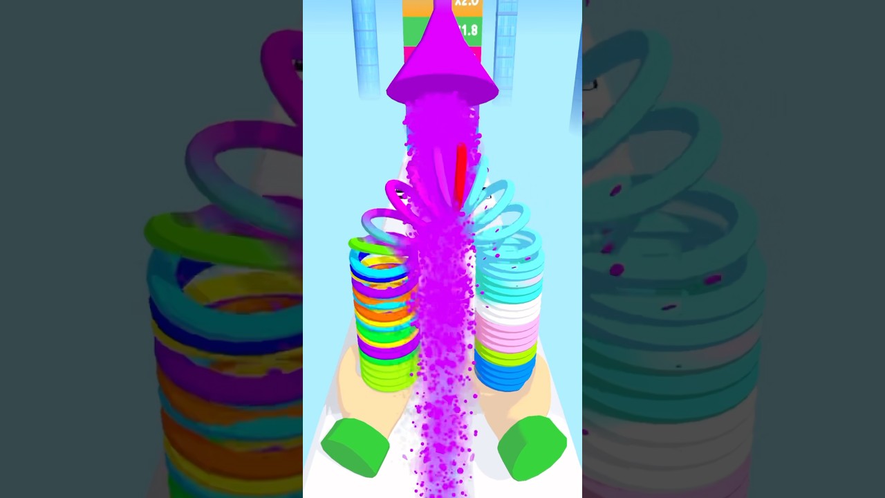 Rainbow Toy Spring Run Game Gameplay #shorts - YouTube