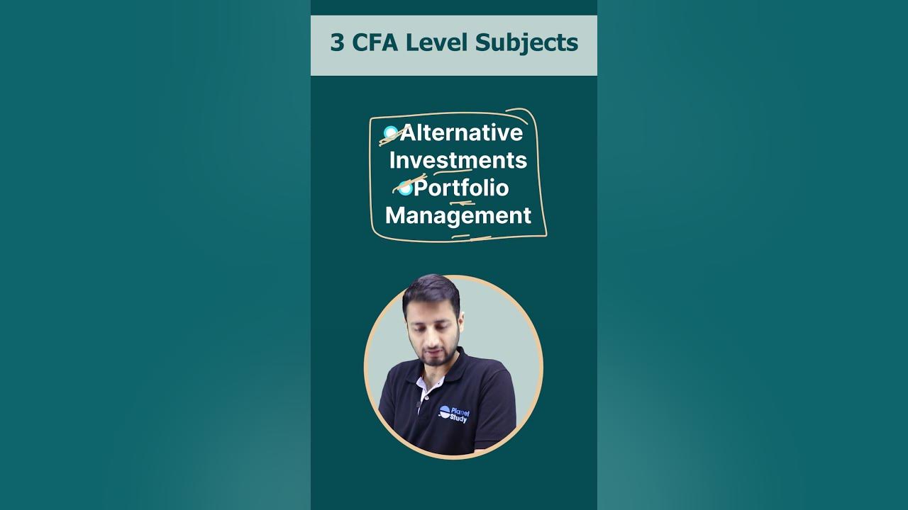 Subjects in All 3 CFA Levels!🤩#shorts - YouTube