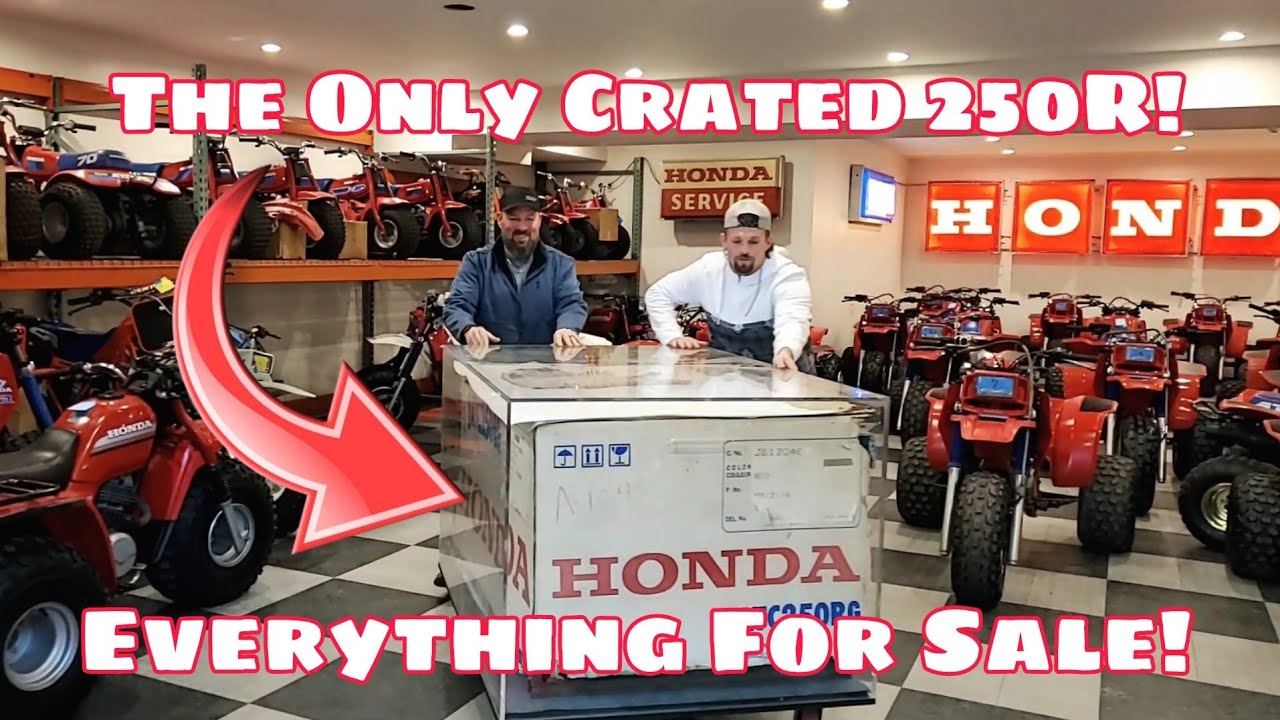 MASSIVE Honda ATC Collection FOR SALE! Including the ONLY CRATED ATC ...