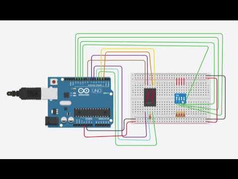 Arduino Uno - Display 7 segmentos con dip-switch - YouTube