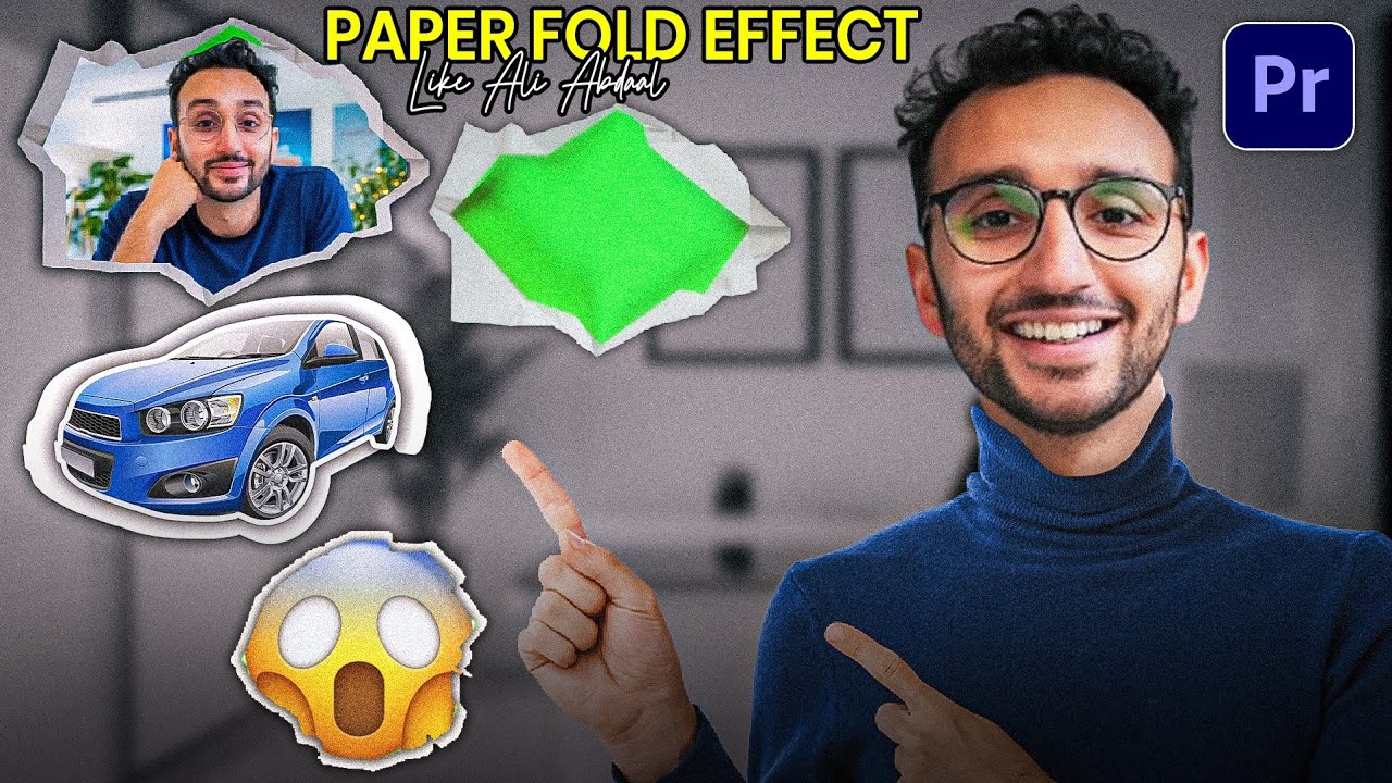 Create Paper Fold Effect like Ali Abdaal in Premiere Pro | paper unfold effect | Premiere pro ...
