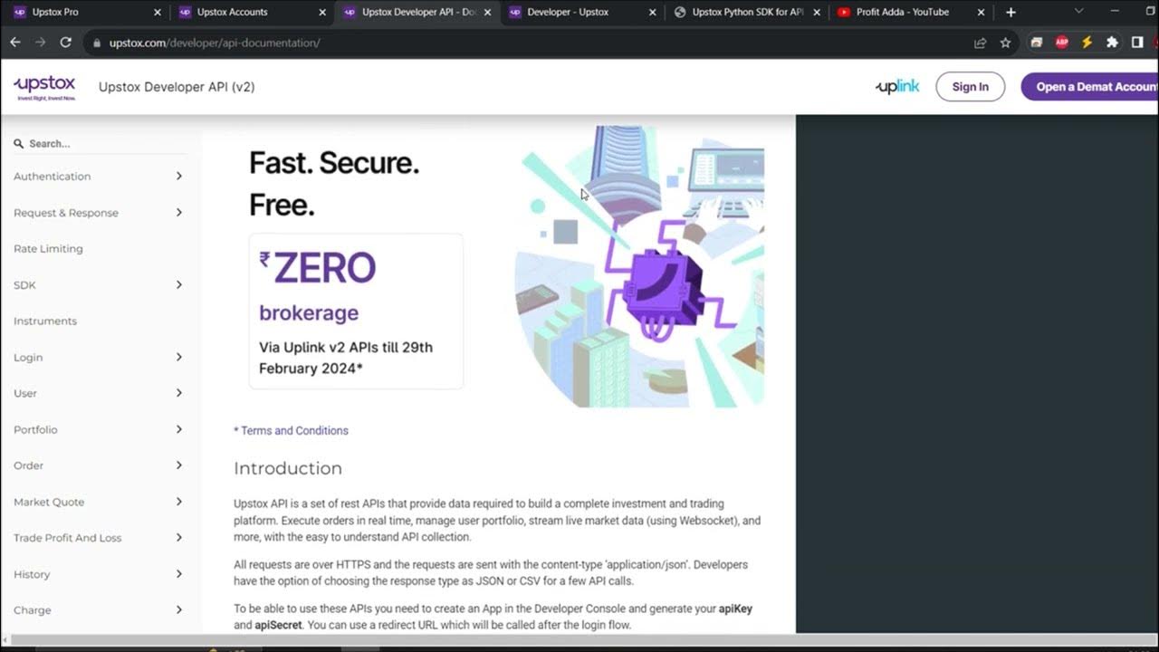 Automate Trades in Upstox Utilizing Free of Cost API in Python - YouTube