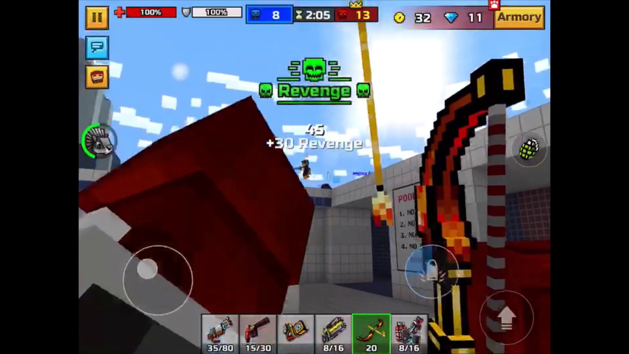 Zechys Gameplay Roblox Pixel Gun 3D - YouTube
