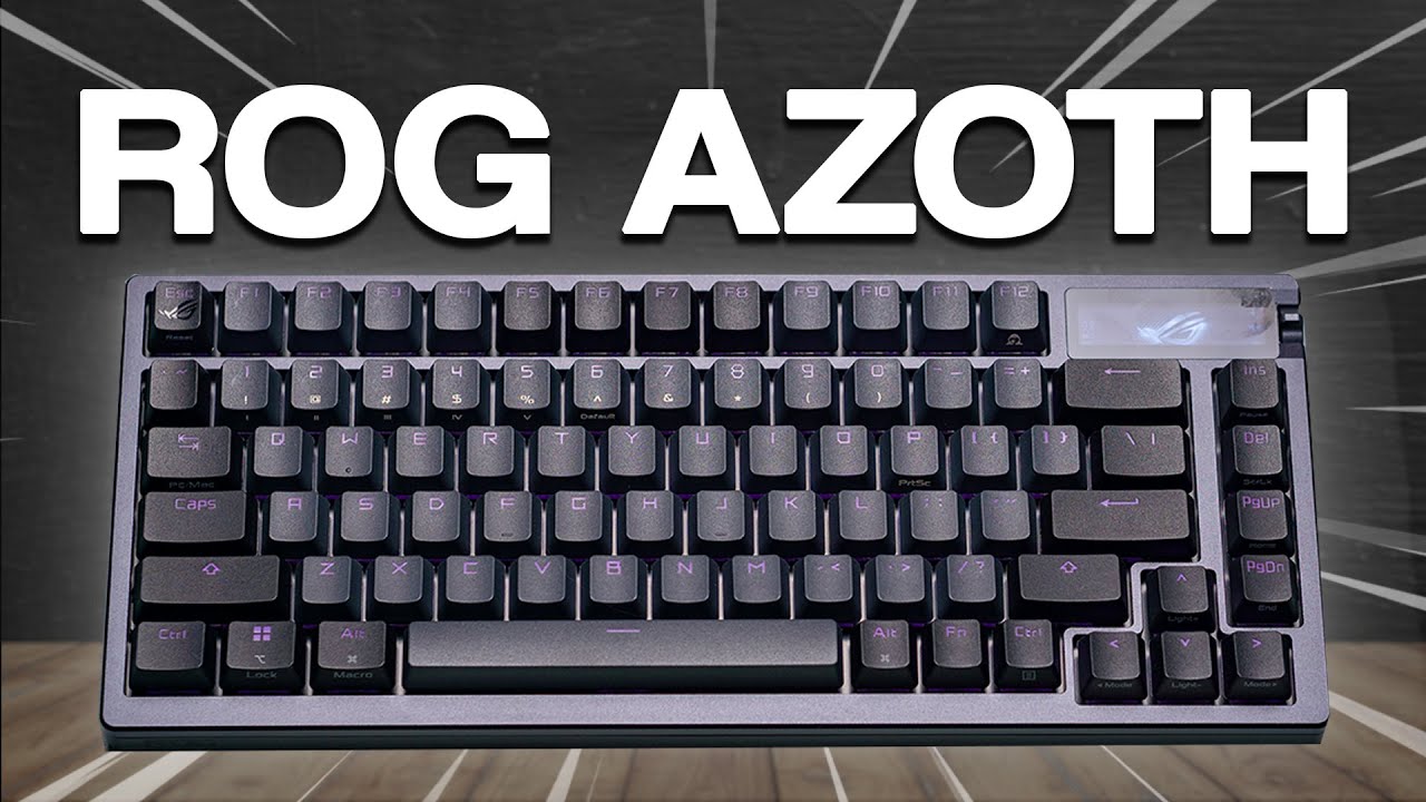 This Gaming Keyboard is Great, BUT... | ASUS ROG AZOTH - YouTube