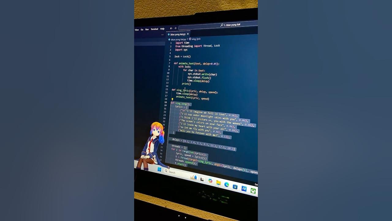 🎧 Blue - Yung Kai #python #html #javascript #programming #song #programminglife - YouTube