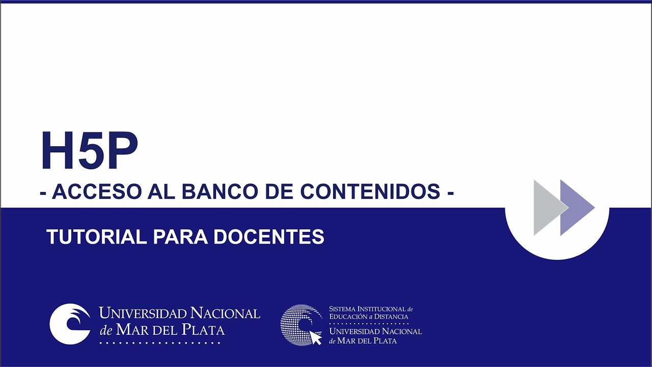 Tutorial | H5P - Banco de contenidos - YouTube