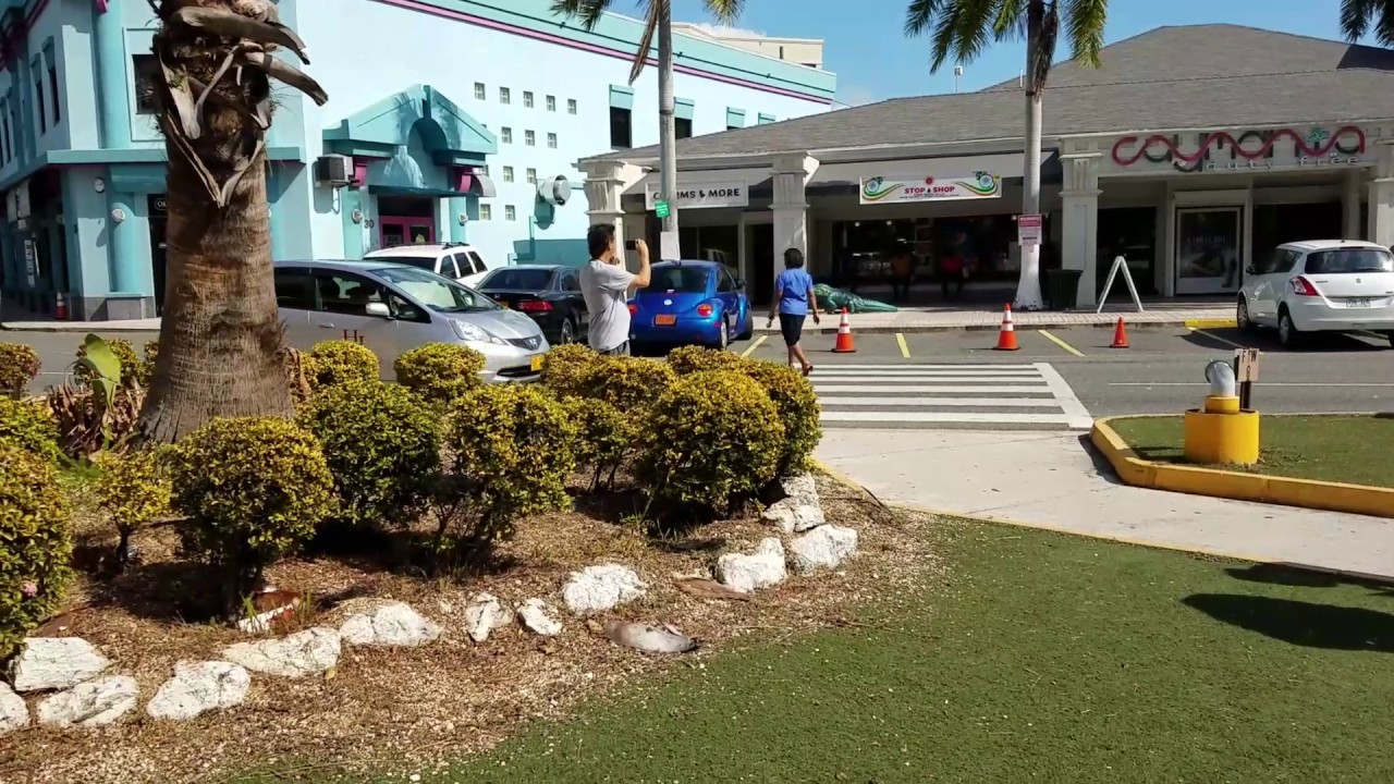 Georgetown Grand Cayman shopping district - YouTube