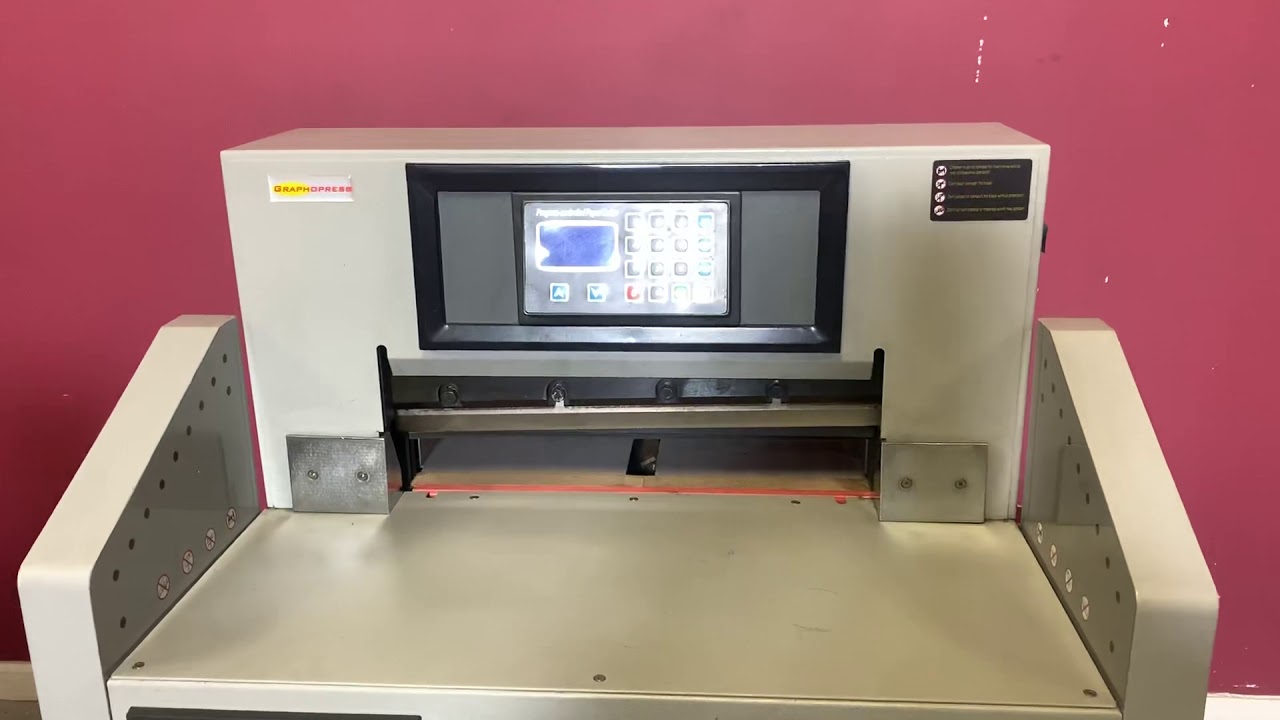 Grapho Press GR-480 - YouTube