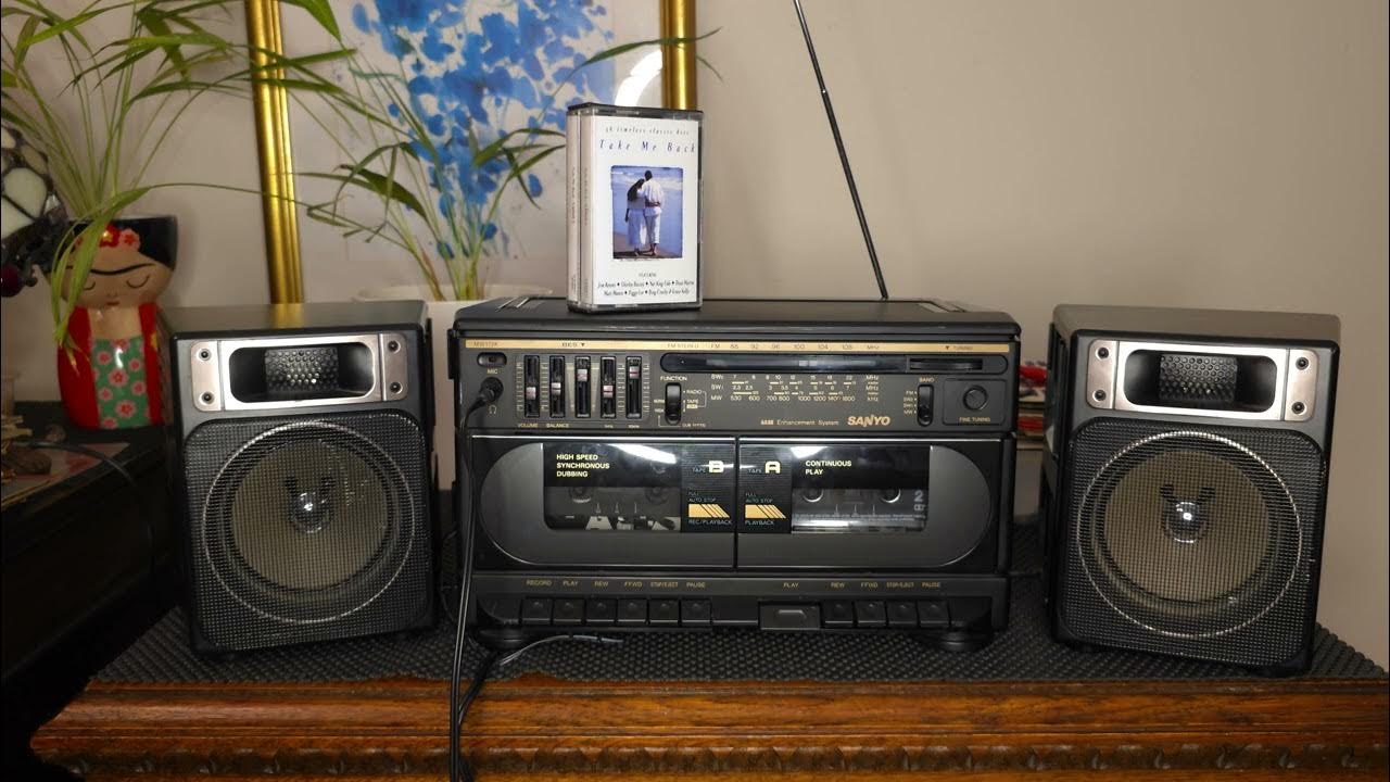 Spanish Eyes ~ Al Martino ~ 1990s Sanyo MW172K Cassette Player ~ 1997 Take Me Back Double Tape ...