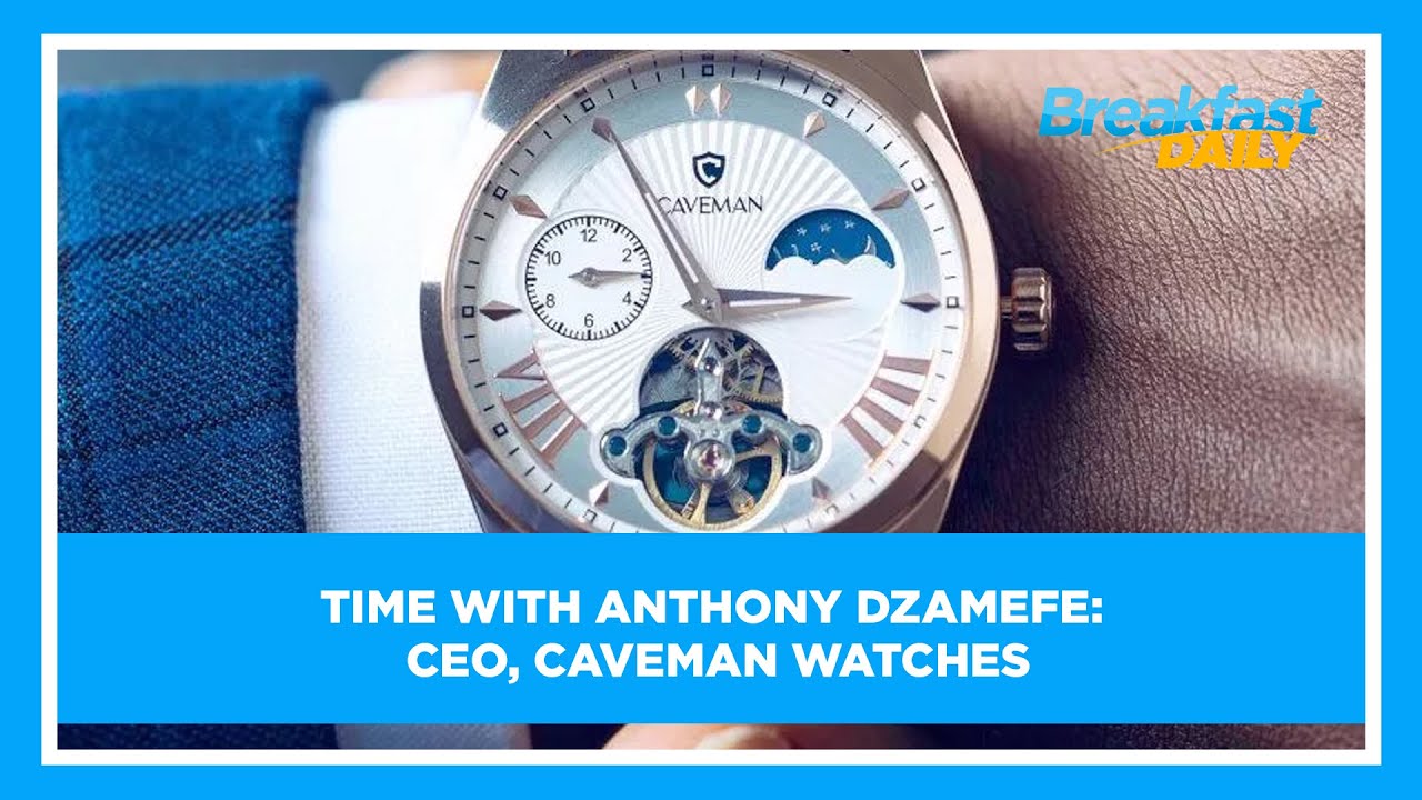 Time with Anthony Dzamefe: CEO, Caveman Watches - YouTube