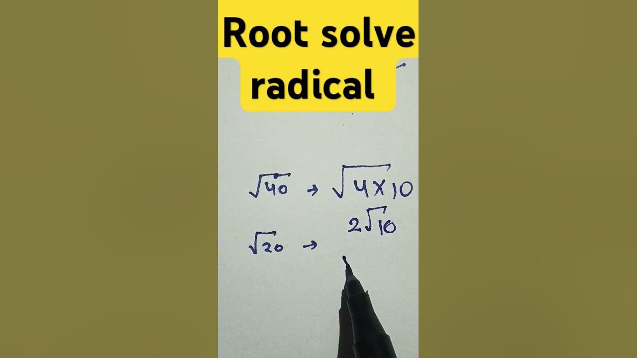 # root solve short method aplly 🖊️ - YouTube
