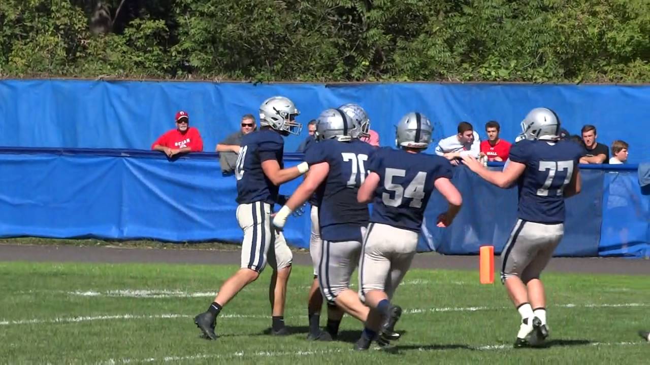Jerry Maher 45-yard TD pass to Damaso Jaime - YouTube