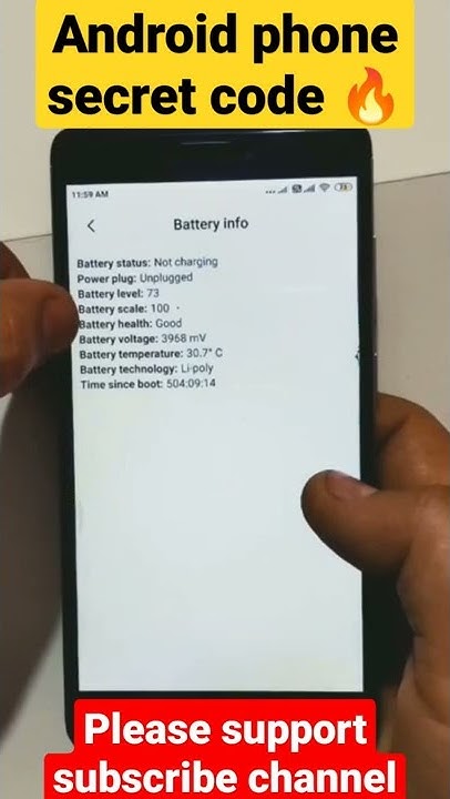 Android phone secret code 💯🔥 Android phone battery health check secret ...