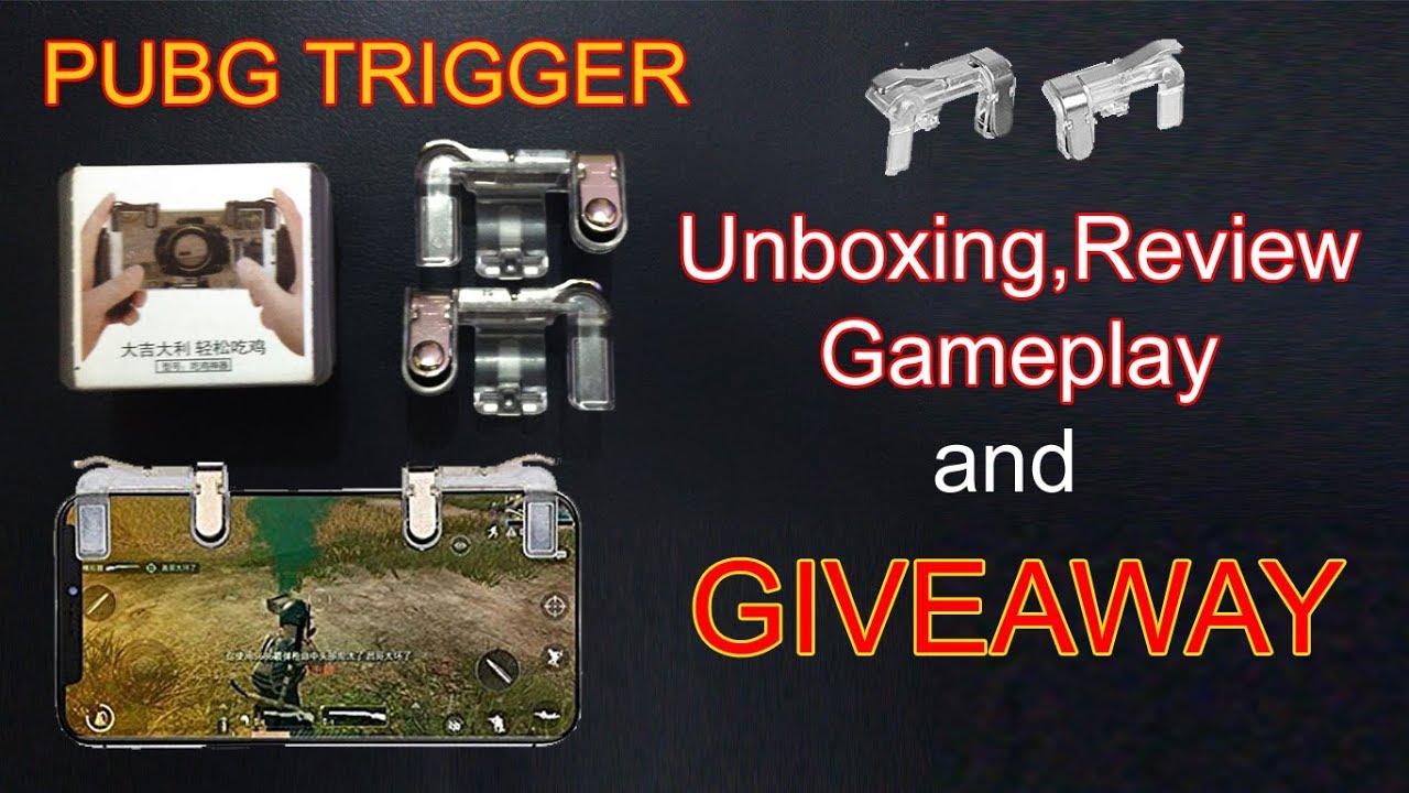 PUBG TRIGGER UNBOXING, REVIEW, GAMEPLAY AND GIVEAWAY 2019 - YouTube
