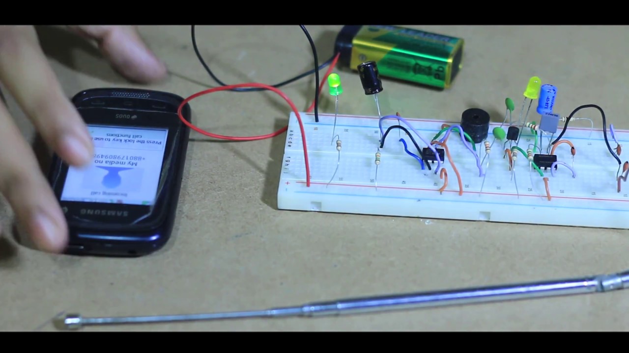 Science Project- The Mobile Phone Detector - YouTube