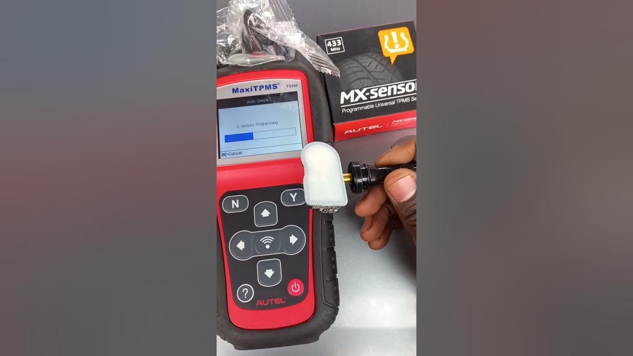 programming tire pressure sensors - YouTube