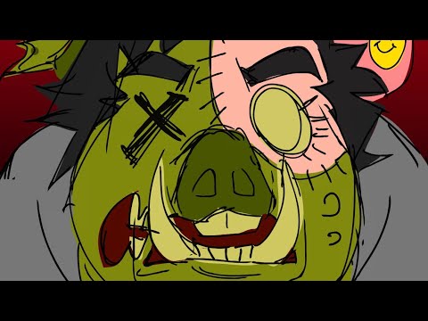 Swinging in his cell (very short animation)