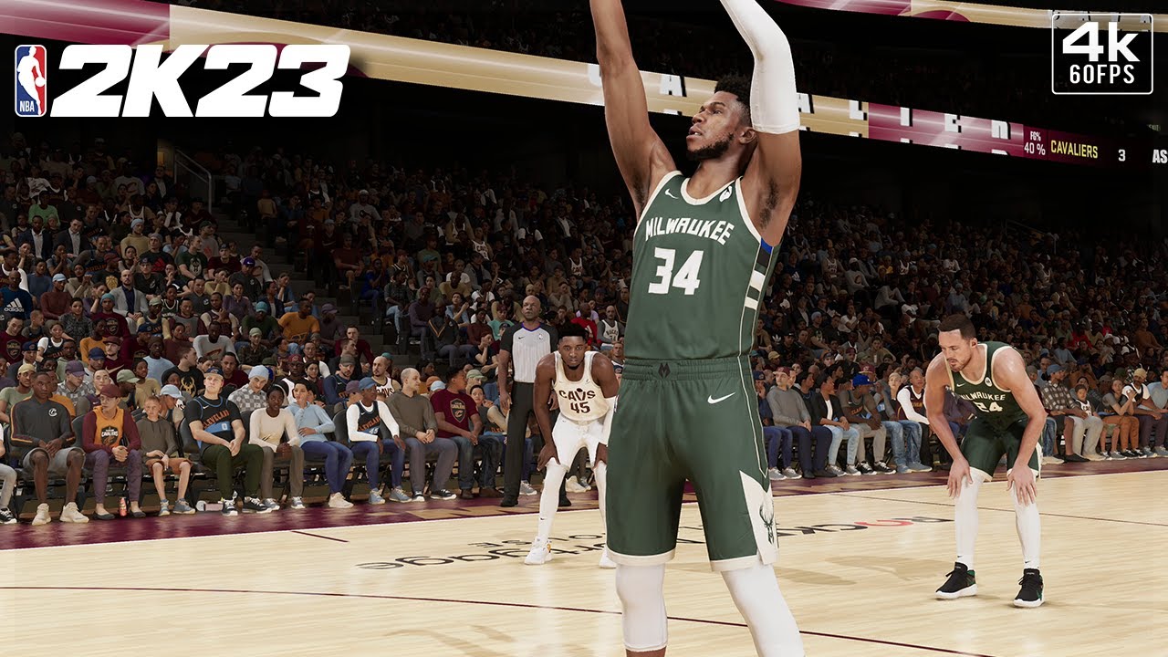 NBA 2K23 [PS5] Gameplay - Cleveland Cavaliers vs Milwaukee Bucks ...