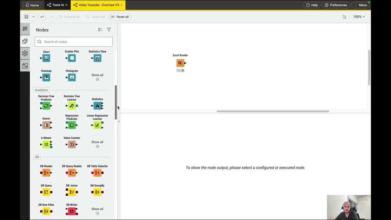 Conhecendo a nova Interface do KNIME ANALYTICS. Como utilizar o CHATGPT no KNIME. - YouTube