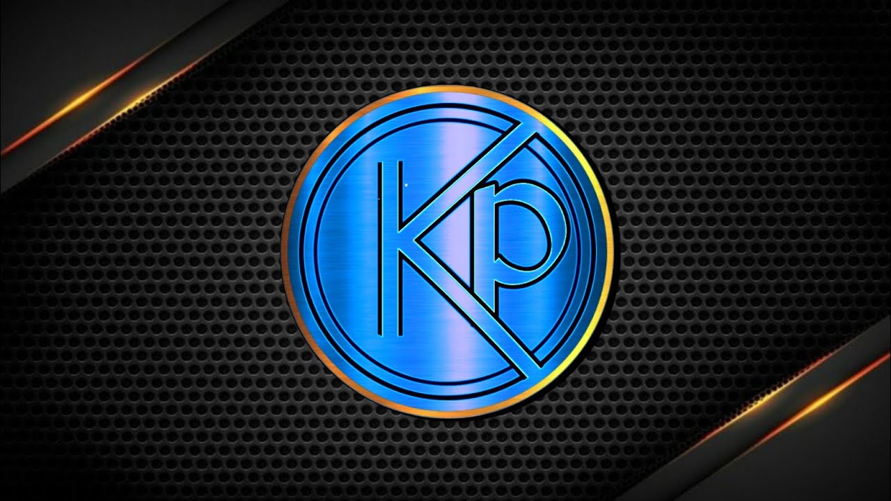 KP logo designing|making logo for YouTube channel on Android phone very easy|Raza Crazy - YouTube