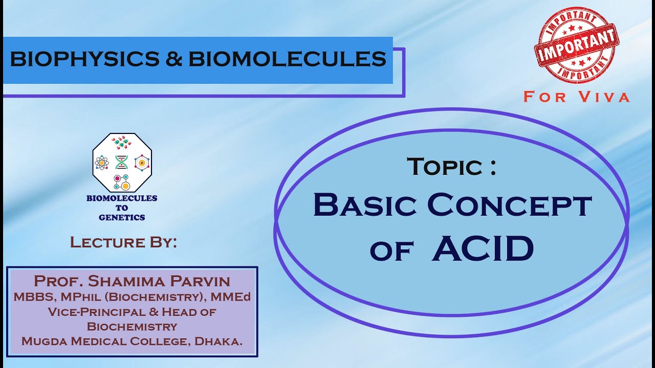 Basic Concept of Acid - YouTube