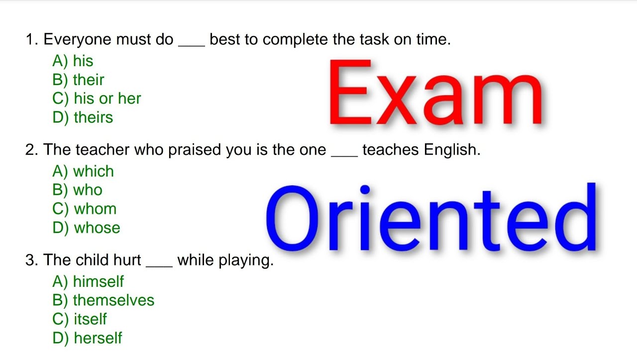 👉 Pronoun Quiz | Test Your Grammar Skills in 10 Minutes! - YouTube
