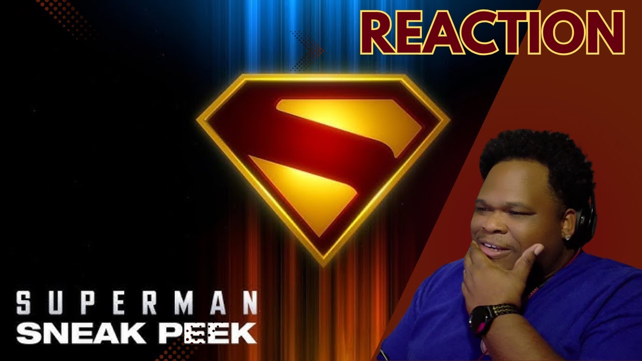 SUPERMAN SNEAK PEEK | REACTION!!!! - YouTube